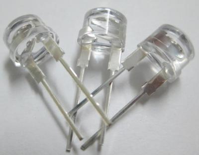 China 8.0mm Round light emission diode Wide Viewing Angle color  X=0.32, y=0.33 for sale