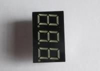 China White Diffused segments / black surface LED Digital Display 0.52 Inch Triple Digit for sale