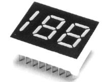 China Common Anode Cathode 0.40 Inch Dual Half Digit LED Digital Display Yellow Green Color for sale