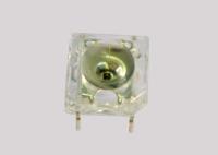 China Square Led Light Emitting Diode With 3Ф Dome 4 Lead Pin Super Yellow LED for sale