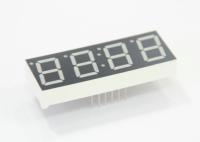 China Common anode white emitting color 4 digit 7 segment displays 572nm for sale