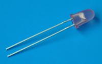 China 5mm Round T-1 3/4 led light chip Ultra Red Led components with water clear for street light components for sale