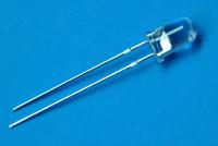 China 5mm Round T-1 3/4 led light chip Ultra Red Led components with water clear for street light components for sale