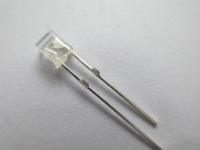 China Pure Green led emitting diode Rectangular Without Flange 70 Deg 518nm higher brightness dip lamp light for Indicator Led for sale