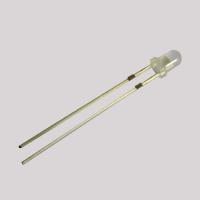 China 3mm Round Standard T-1 Type Pure Green LED, and Lens Color is Water Clear for sale