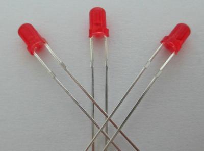 China 3mm Round Standard T-1 Type Ultra Red LED, Lens Color is Water Clear for sale