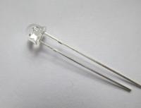 China 4.80mm Round With Flange Wide Viewing Angle Type Ultra Yellow  LED for sale