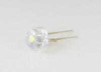 China Wide Viewing Angle Type Pure Green Indicator Led , Straw Hat Reliable Led Emitting Diode for sale