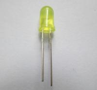 China 4.7×5.7mm Elliptical Wide Angle Ultra Yellow Indicator LED Yellow Diffused Lens for sale