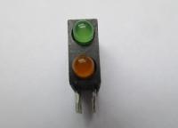 China 3.0 mm High Yellow Green Light Emitting Diodes / Red Light Emitting Diode Housing LED for sale
