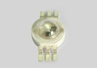 China 1W High Power Light Emitting Diode with Lens , Full Color LED Water Clear Lens Type for sale