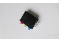 China 3Mm Dip Indicator Led Diode Red Yellow Green Tri - Color Rectangular Housing for sale