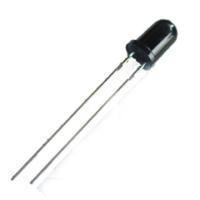 China 5mm Infrared Transceiver Module IR Led Diodes For Monitor In Black Lens Color use in camera for sale