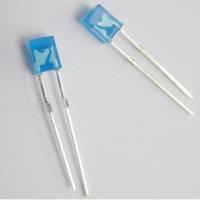 China 3.2×2.0mm Square rectangular indicator light Blue led emitting diode Blue Diffused short pin Dip lamp led for cars for sale