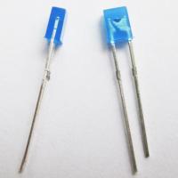 China 3.2×2.0mm Square rectangular indicator light Blue led emitting diode Blue Diffused short pin Dip lamp led for cars for sale