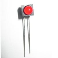 China 5mm 620-635nm Round Red Led Diode Lamp Dip Indicator Led Plastic Holder Right angle with based for sale