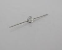 China Water Clear Subminiature Axial Ultra Yellow Brightest Chip LED 1.80mm Round for sale