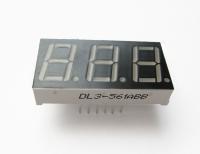 China 0.56 inch Triple Digit 7 Segment Led Displays Blue Color common anode 7 segment display digital read out display for sale