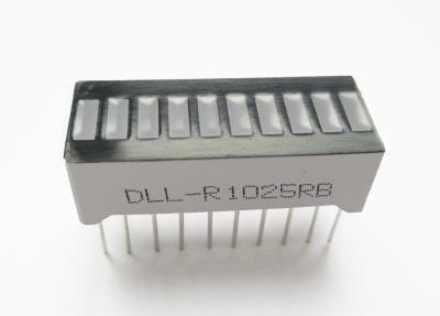 China 10 Segment Led Bar Graph Led Digital Display With High Light Red Color for sale