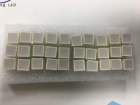 China 8.8*8.8mm Square Led Number Display Light Bar Yellow Color Indicator With Milk Diffused Len Color for sale
