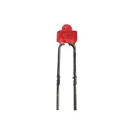 China Red LED Emitting Diodes Mini Size 60° Viewing Angle With Flange Indicator Usage for sale