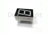 China 0.56 Inch Single Digit Display Peak Emission Wavelength 640/660nm Black Surface for sale