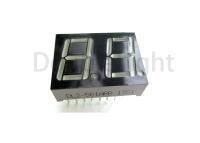 China GaP Chip 2 Digit 7 Segment Display Super Bright 640 nm Peak Emission Wavelength for sale