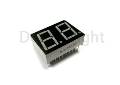 China 1.6-2.8V Dual Digit 7 Segment LED Displays 0.56 Inch Peak Emission Wavelength 640nm for sale