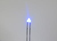 China 1.8mm Round Indicator LED Led Components Blue Diffused Flange For Status Indicators for sale
