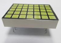 China 3.45mm Dots 5×7 Ultra White Dot Matrix LED Displays Screen Board With 7 Pin Line for sale