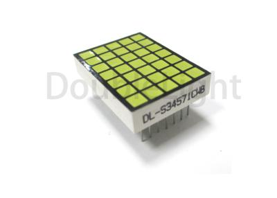 China Luminous Rectangular Plate Multi Color Led Diode 1.2 Inch 3.45mm Dots 5×7 Ultra White Dot Matrix LED Displays for sale