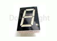 China Single Numeric Digit LED Display 1.00 Inch 1 Digit White / Red Color Vertical Byte 2.54cm for sale