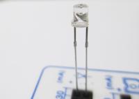 China IR Lamp Infrared Emitting Diode LED 3mm Cylindrical Flange Lamp For Camera Chip for sale