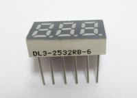 China 6 Pin Triple 3 Digit 7 Segment Led Display Miniature Digital Tube Panels 0.25 Inch for sale