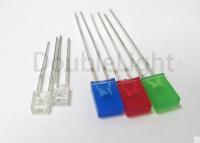 China 2×3×4 mm or 2×5×7mm Square Rectangular Without Flange Type Red Lamp LED Diode Lights, signal indicator for sale