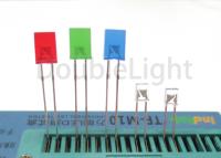 China 2×3×4 mm or 2×5×7mm Square Rectangular Without Flange Type Red Lamp LED Diode Lights, signal indicator for sale