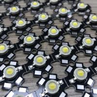 China High Power White SMD LED PCB Board 20mm*20mm With Lens Diameter 5.4mm CCT 5000-6000K for sale