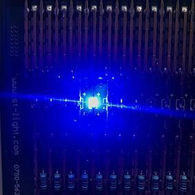 China Blue SMD Chip LED 1205 Package 1.1mm Height Water Clear Lens Type 65-80mcd Luminous for sale