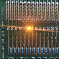 China Rectangular High Power Smd Led 1205 Package 588-590nm Peak Emission Wavelength for sale