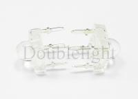 China Square Shape 5Ф Dome 4 Lead Ultra Red LED Light Chip 100mA Peak Forward Current for sale