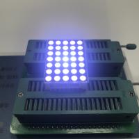 China 3.0mm Diameter 5×7 Ultra White 35 Dot Matrix LED 7 Segment Display ISO9001 for sale