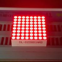 China 8×8 Dot Matrix LED Displays 7 Segment LED Displays 0.8 Inch 20.00mm Matrix for sale
