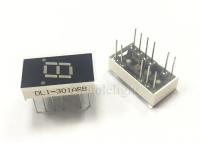 China 0.3 inch  single digit display red color CA low power 7 segment display with wide viewing angle for sale