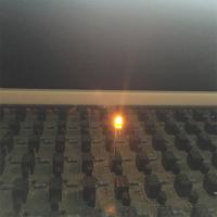 China 3mm Round Standard T-1 25mA 30Deg 592nm Led Light Chip for sale