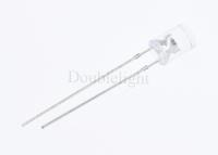 China 5mm Cylindrical 605nm 700mcd LED Light Emitting Diode With Flange for sale
