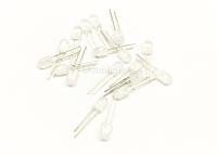 China Elliptical 632nm 25mA 1000-1800mcd Led Emitting Diode for sale