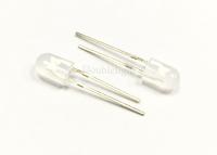 China Elliptical 632nm 25mA 1000-1800mcd Led Emitting Diode for sale