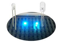 China 1.20mm height 1502 package side view ice blue 1500-2000mcd light emitting diode chip in yellow diffused for sale