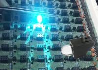 China 1.20mm height 1502 package side view ice blue 1500-2000mcd light emitting diode chip in yellow diffused for sale