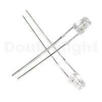China 3mm Cylindrical With Flange Ultra Red LED led light components for sale